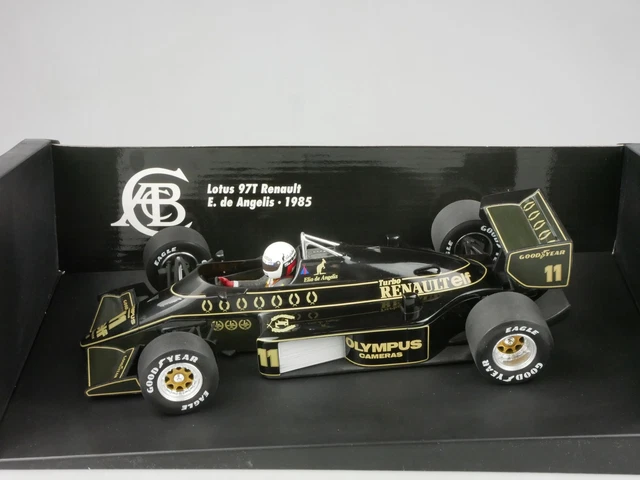 MINICHAMPS F1 1/18 Elio de Angelis Lotus 97T Renault #11 180850011 ...