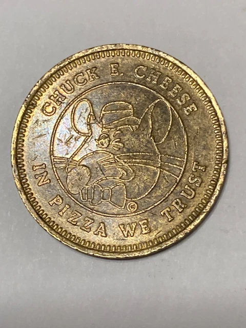 BRASS FRENCH CANADIAN Chuck E Cheese Token £7.92 - PicClick UK
