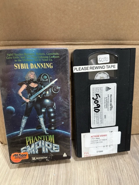 PHANTOM EMPIRE VHS Sybil Danning 1989 Prism VERY RARE Classic 80's. F3 ...