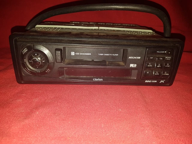 AUTORADIO À CASSETTES Vintage CLARION ARX 3470R avec prise pour ...