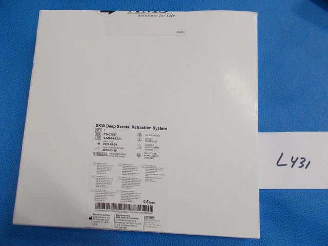 AMS # 72403867 SKW Deep Scrotal Retraction System (Exp 2023) EUR 42,78 ...