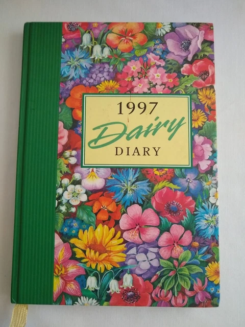 DAIRY DIARY 1997 Vintage Hardback Book Milk Marque (Milk Marketing ...