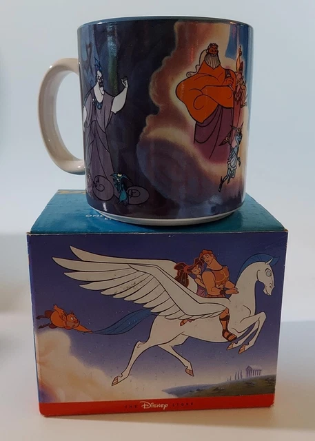 DISNEY'S HERCULES PEGASUS Megara Phil Zeus + Ceramic Coffee Tea Mug ...