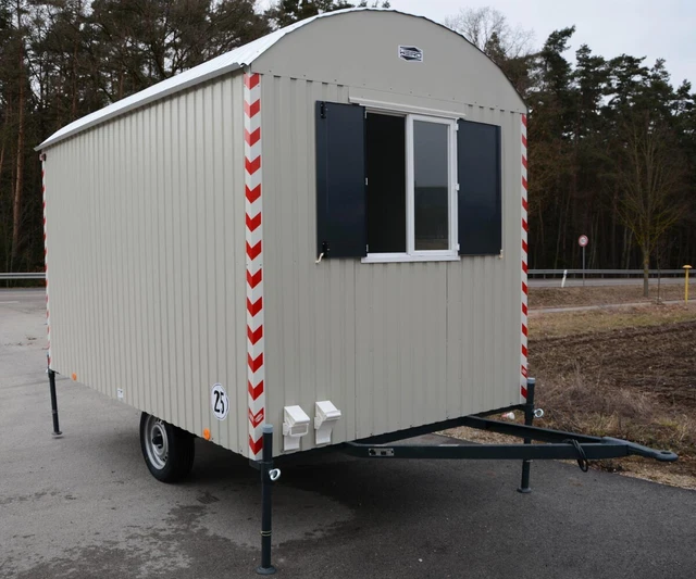 BAUWAGEN BAUSTELLENWAGEN 25KM/H mit Einrichtung 350cm/210cm/230cm LKW ...