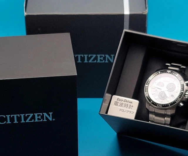 Citizen Promaster Pmp56 3053 Eco Drive Radio Controlled Chrono Quartz Mens Watch £33832 