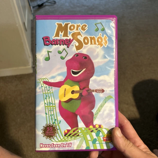 BARNEY & FRIENDS More Songs VHS Video Tape RARE Sing Along Songs 55 Min ...