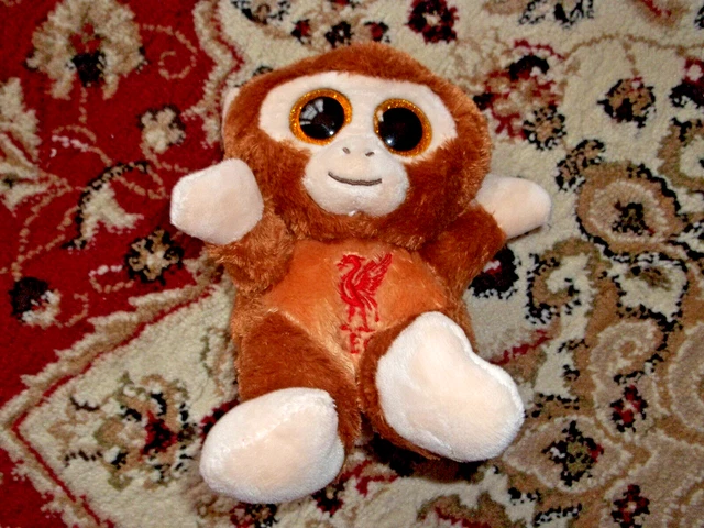 LIVERPOOL FOOTBALL CLUB Soft Toy Brown Bear Big Eyes Excellent ...