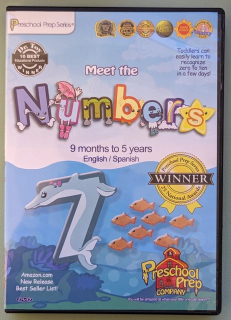 PRESCHOOL PREP SERIES: Meet the Numbers (DVD, 2009) $8.25 - PicClick CA