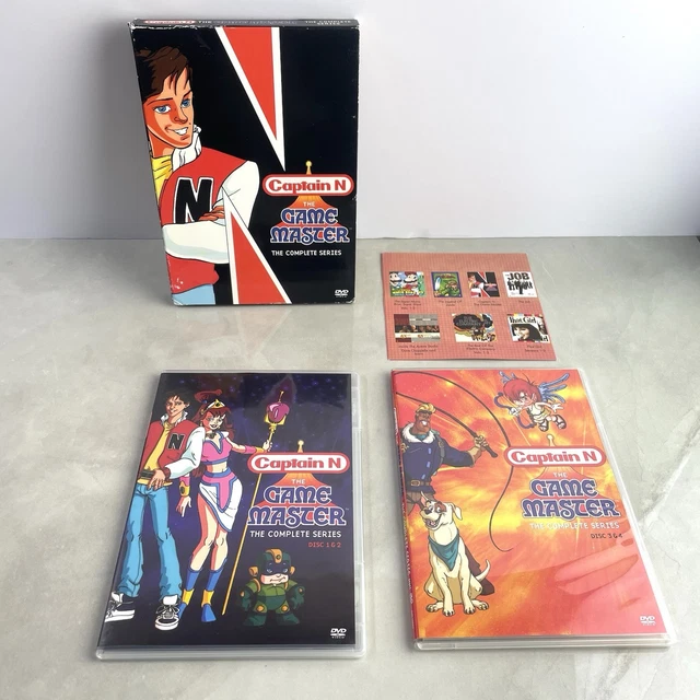 CAPTAIN N THE Game Master Complete Series DVD Rare OOP 4 Disc Set ...