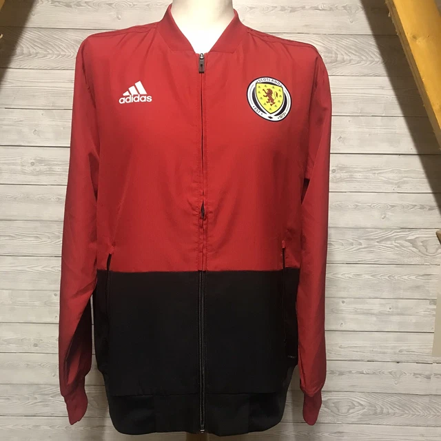 ADIDAS MEN’S OFFICIAL Scotland Football Team Track Jacket Size Large L ...