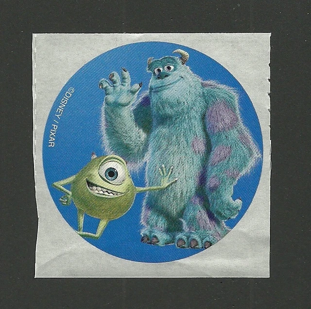 MONSTERS INC MIKE Wazowski and Sully Walt Disney World Sticker $9.95 ...