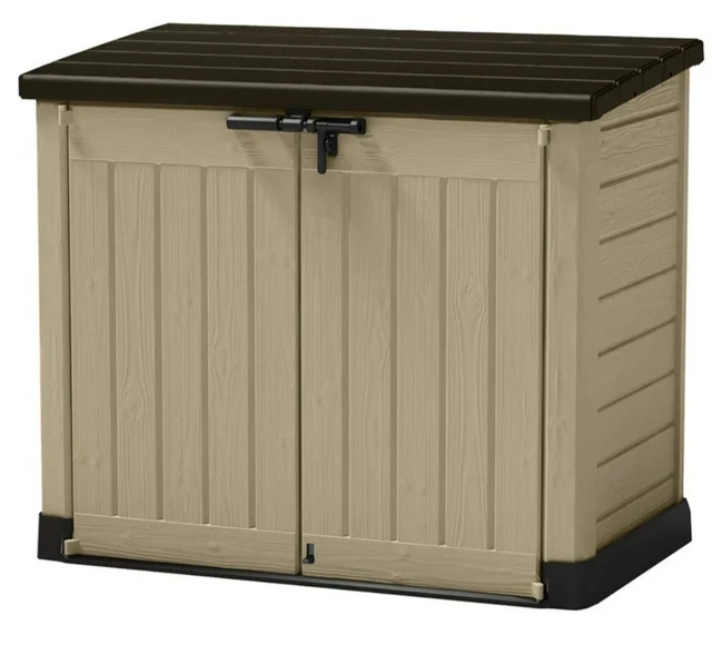 KETER STORE-IT-OUT MAX Outdoor Resin Horizontal Storage Shed New ...