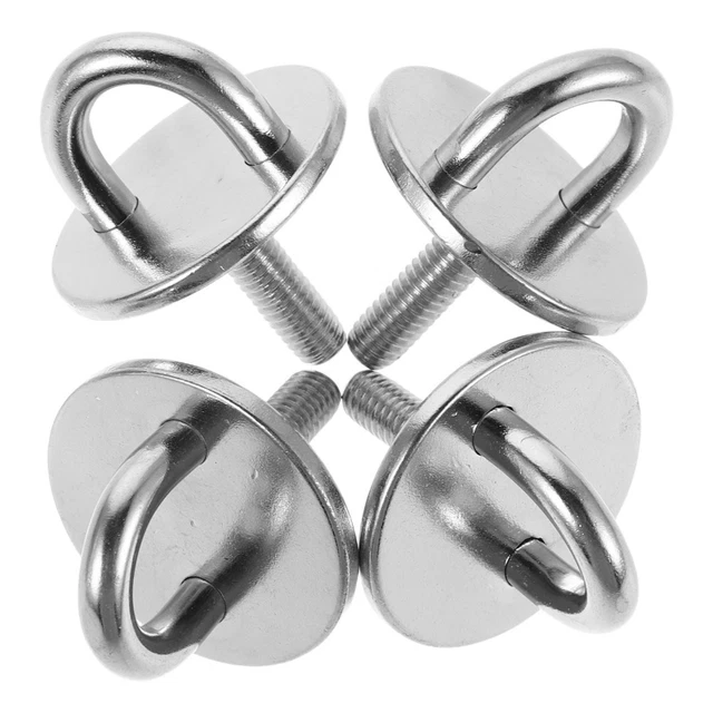 4 PCS LIFTING Ceiling Hooks Pad Eyes Plate Load Bearing $27.67 - PicClick AU