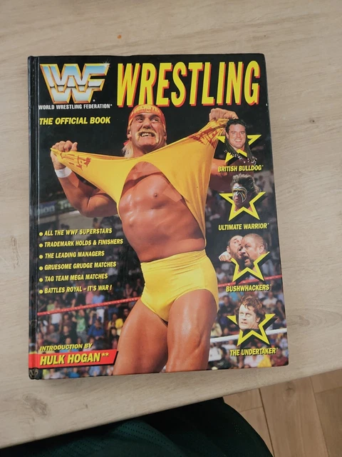 WWF WORLD WRESTLING Federation The Official Book Vintage Large Hardback ...