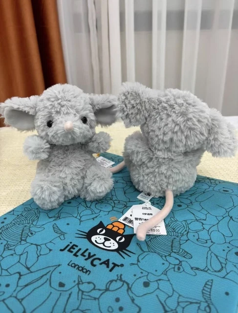JELLYCAT YUMMY MOUSE Soft Stuffed Toys Gifts Brand New With Tags Free ...