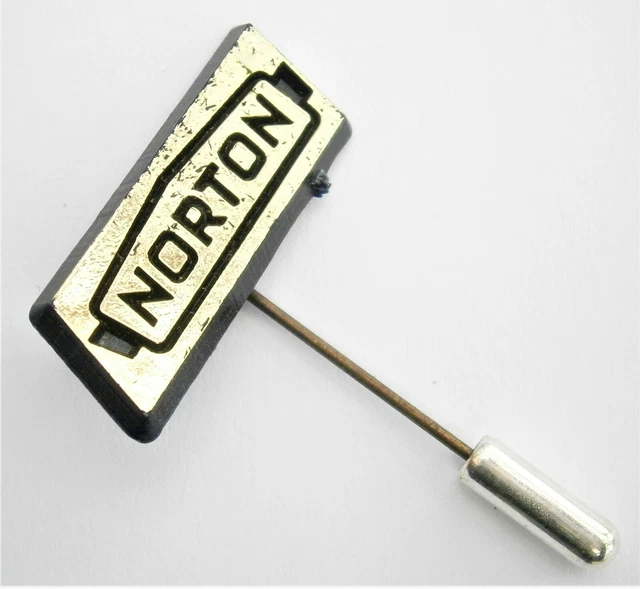 W126) VINTAGE NORTON Motor Car logo advertising tie lapel pin badge £6. ...