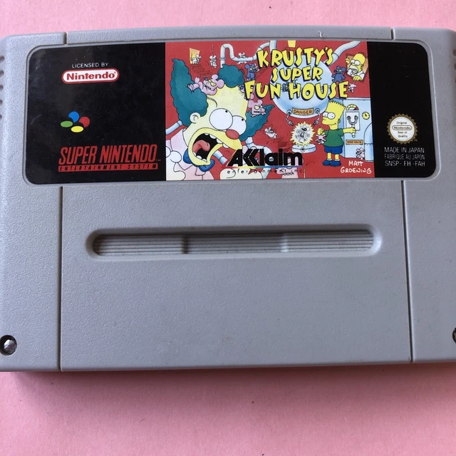 KRUSTY'S SUPER FUN House - SNES Super Nintendo - Jeu Seul EUR 20,00 ...