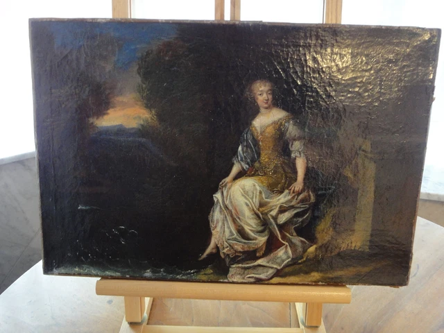 ANTIKES GEMÄLDE PORTRAIT Landschaft antike Malerei EUR 3.890,00 - PicClick DE