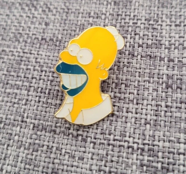 Homer Simpson The Simpsons Enamel Pin Badge £999 Picclick Uk