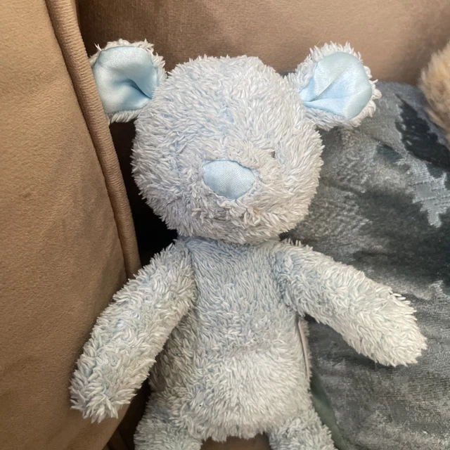TESCO CUDDLE ME Blue Teddy Bear Soft Toy Plush. Hug Comforter £12.00 ...