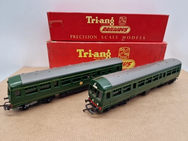 TRI-ANG R157/158 OO Gauge Locomotive Motor Unit & Dummy Boxed PLEASE ...