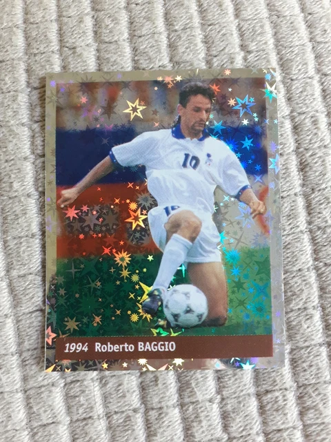 FIGURINA ROBERTO BAGGIO Italia N.18 World Cup France 98 DS Nuova - no ...