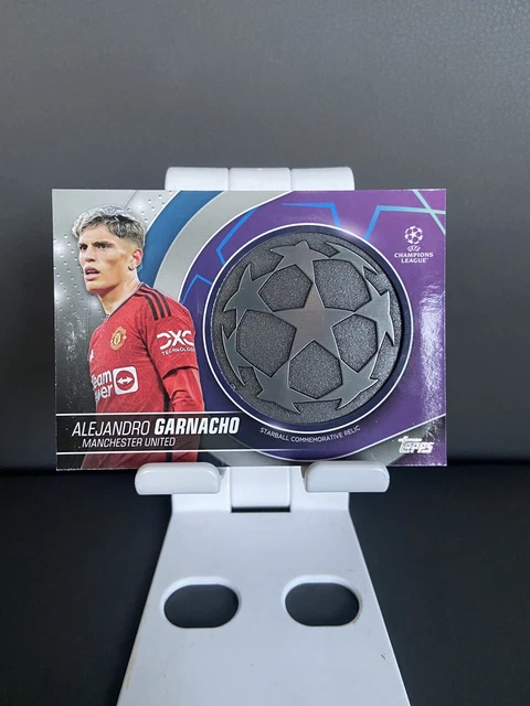 TOPPS UCC FLAGSHIP 2024 Starball Relic Alejandro Garnacho Manchester ...