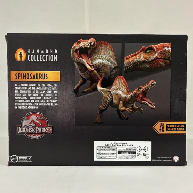 MATTEL JURASSIC WORLD Hammond Collection Spinosaurus JCH09 W64.5cm ...
