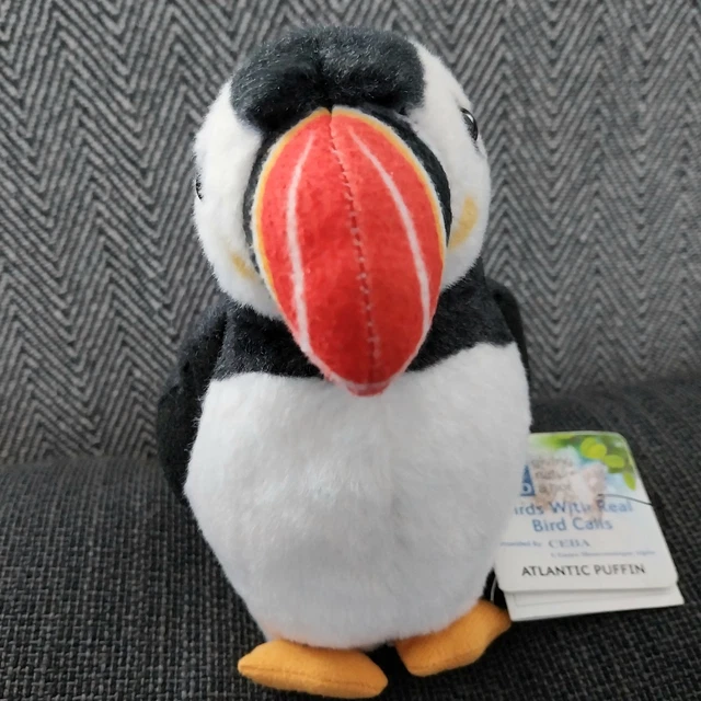 RSPB WILD REPUBLIC Bird Plush Atlantic Puffin with Real Bird Call £13. ...