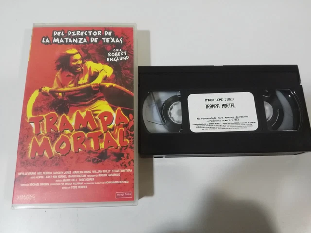 TRAP MORTAL TOBE Hooper Robert Englund - VHS Tape Spanish £28.18 ...