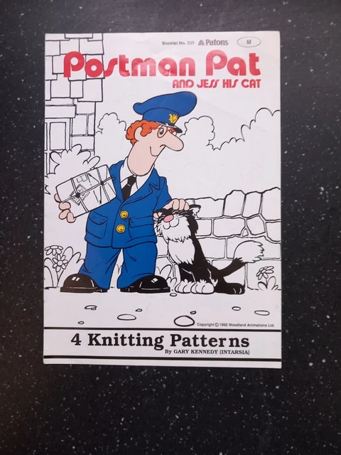 KNITTING BOOKLET ----POSTMAN Pat And Jess----Patons 335 £0.99 - PicClick UK