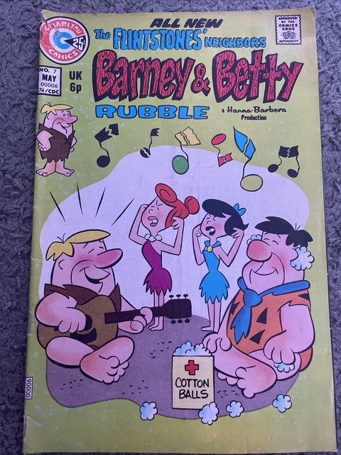 Barney And Betty Rubble 7 Flintstones Vintage Comic Book 999 Picclick