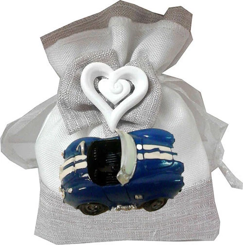 BOMBONIERA BATTESIMO COMUNIONE cresima Matrimonio segnaposto auto ...