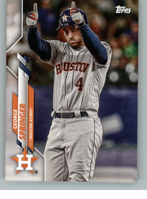 2020 TOPPS TEAM Card Set Houston Astros HOU-6 George Springer Houston ...