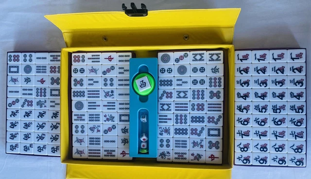 MAHJONG CHING FENG BM6054 English And Chinese Board Tile Game Complete ...