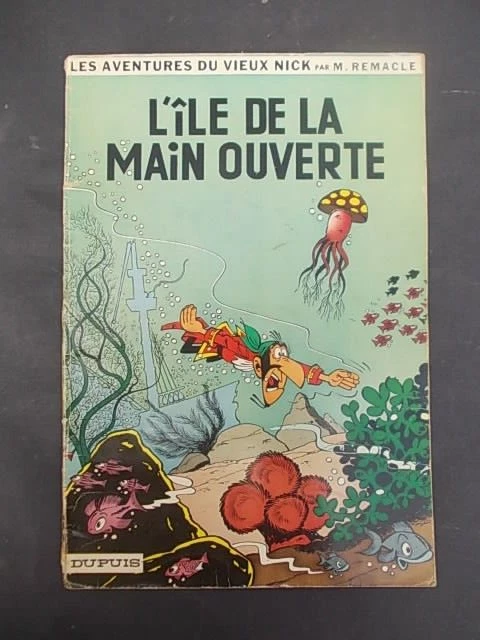 REMACLE VIEUX NICK Barbe Noire 5 L'Ile de la Main ouverte 1964 DUPUIS ...