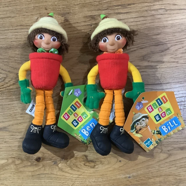 BILL & BEN The Flower Pot Men Vintage 2000 Hasbro Plush With Tags £43. ...