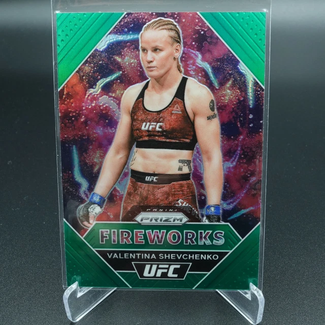 PANINI UFC PRIZM 2021 Valentina Shevchenko Fireworks Insert Card Prizm ...