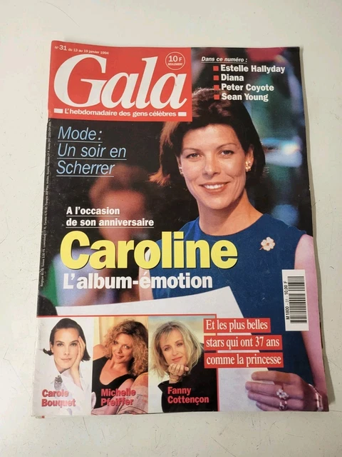 MAGAZINE GALA Nº31 Janvier 1994 Caroline de Monaco EUR 4,00 - PicClick FR