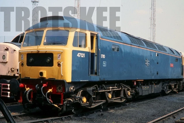35MM SLIDE BR British Railways Diesel Loco Class 47 47121 1995 Old Oak Original £4.98 - PicClick UK