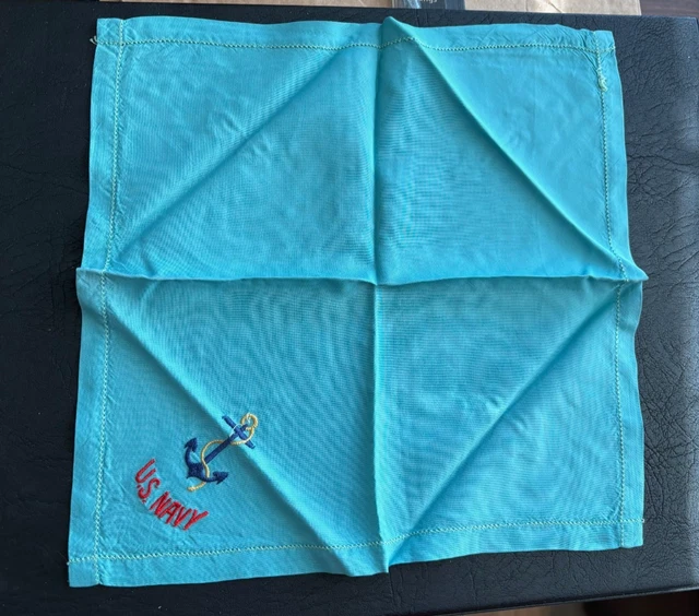 VINTAGE WWII U S Navy Souvenir Handkerchief Very Nice £13.41 - PicClick UK