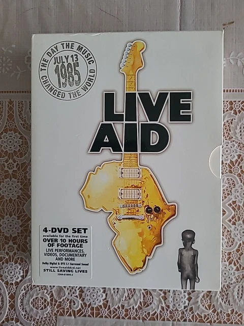 LIVE AID (DVD, 2004 4-Disc Box Set) July 13 1985 - Very Good Condition ...