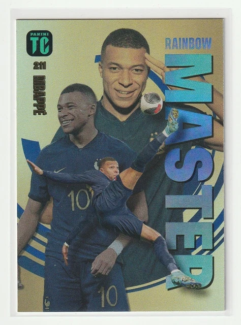 KYLIAN MBAPPE RAINBOW Master Nr. 211 Panini Top Class 2023 Frankreich ...