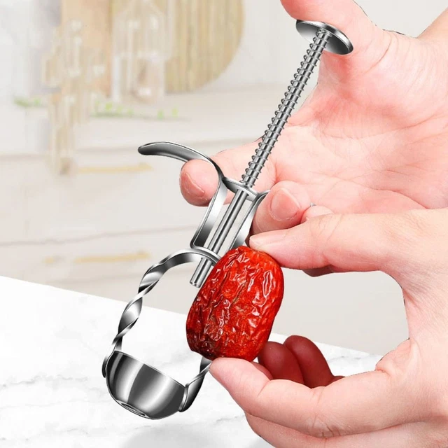 RUST-PROOF CHERRY PITTER Press Design Dates Jujube Pitter Cherry Corer ...