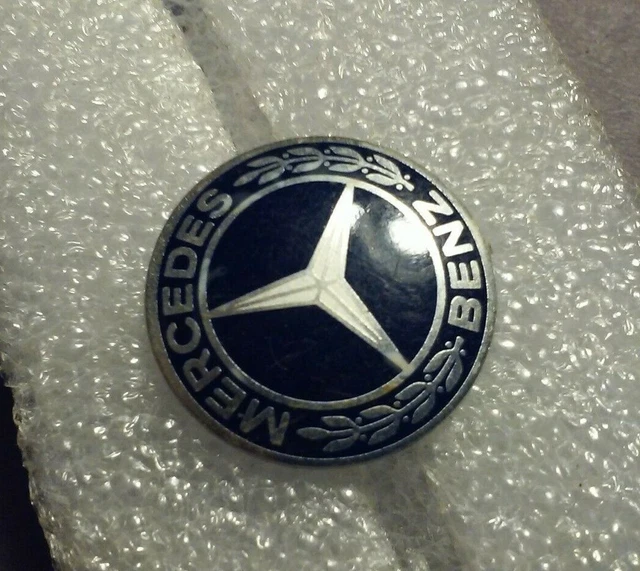 MERCEDES BENZ PIN BADGE MADE IN WEST GERMANY NOT ENAMEL rare vintage ...