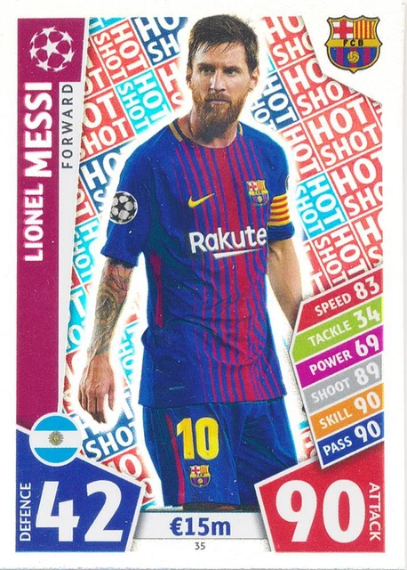 CHAMPIONS LEAGUE 17/18 - 35 - Lionel Messi (Hot Shot) - FC Barcelona ...