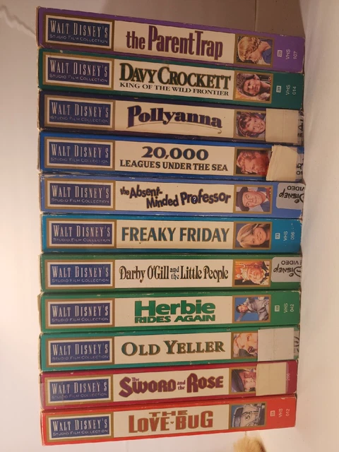 WALT DISNEY'S STUDIO Film Collection VHS Tapes Classics lot of 11 £18. ...