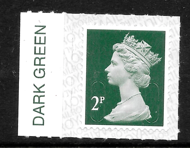 GB, SG U2921 M20L MAIL, 2020 MACHIN 2p GREEN, COLOUR TAB, MNH MINT £2.95 - PicClick UK
