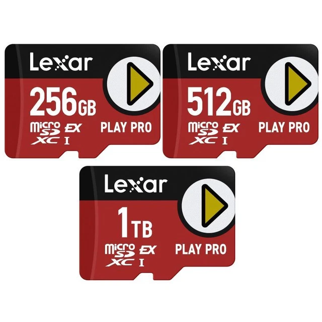 NEW LEXAR PLAY PRO microSD Express Card 256GB 512GB 1TB UHS-II V30 SD 7.1 SDXC £91.19 - PicClick UK