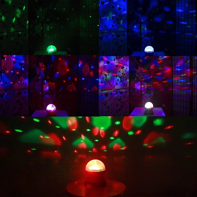 RGB MAGIC BALL LED Disco Light Rotating Night Club DJ Show Club Xmas ...
